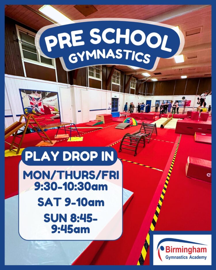 Drop in Pre-School Gymnastics – Birmingham Gymnastics Academy